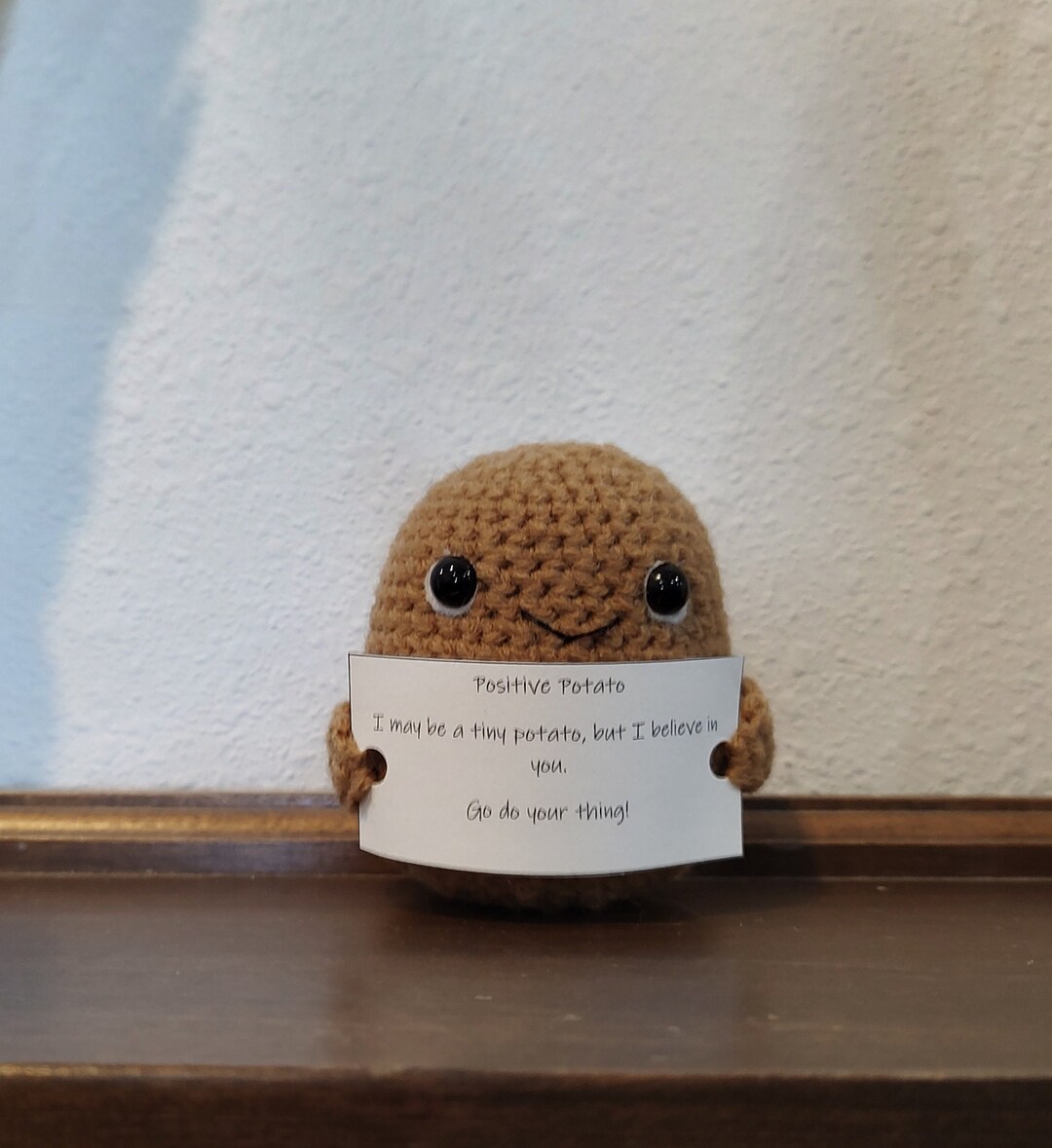 Positive Potato Amigurumi Desk Decoration - Etsy
