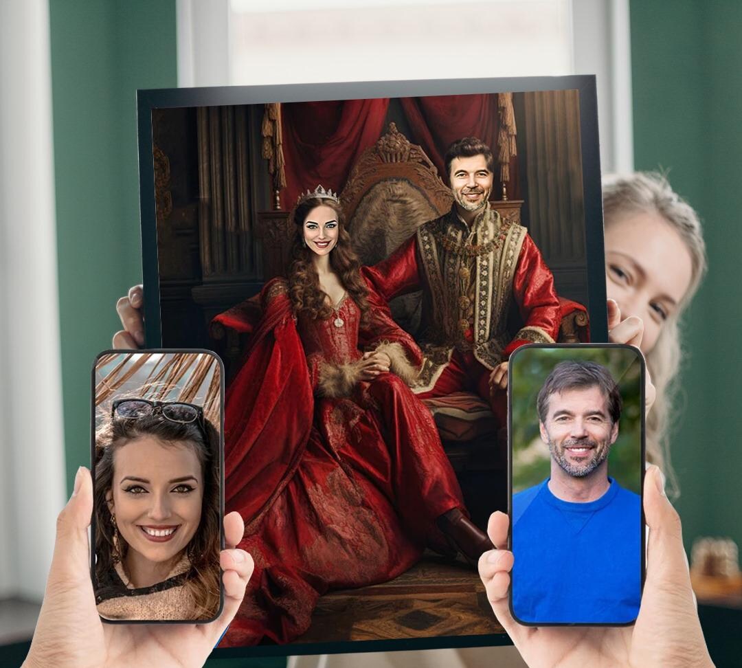 Custom Royal Portrait, Renaissance Portrait, Personalized Portrait ...