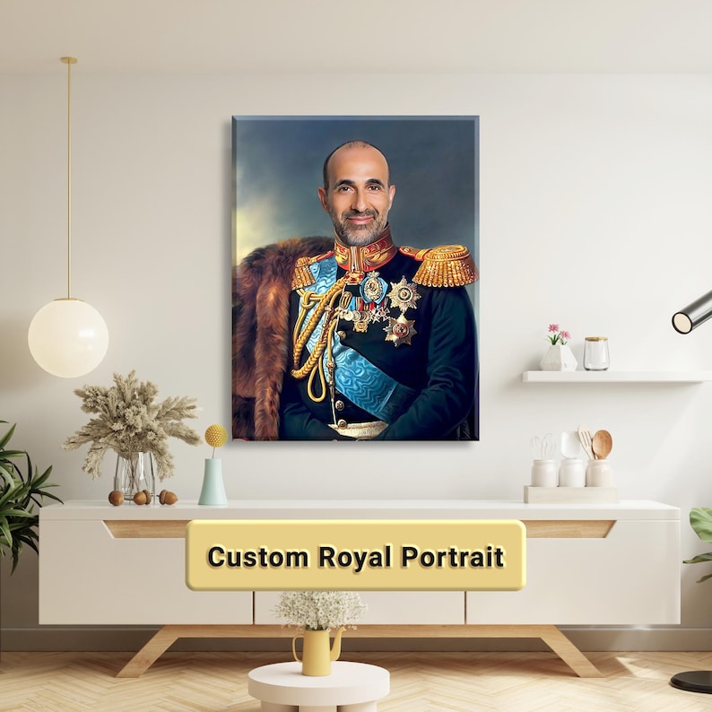 Custom Royal Portrait, Renaissance Portrait, Personalized Portrait ...
