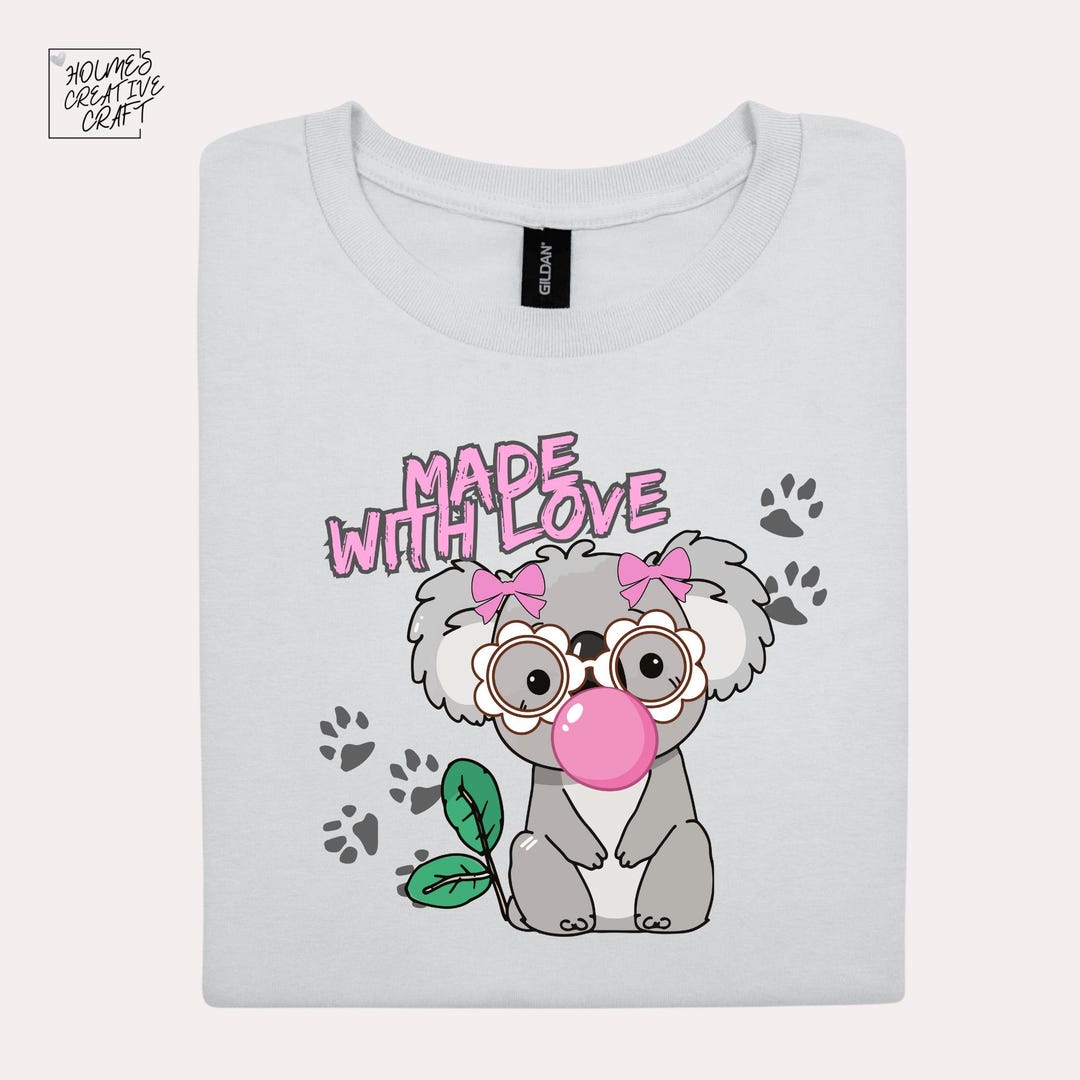 Custom Design Cute Kola Made With Love Shirts- Infant, Toddler & Youth ...