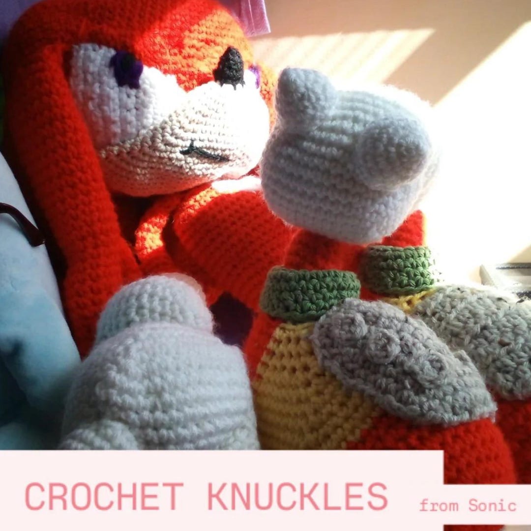 Crochet Knuckles Plush - Etsy