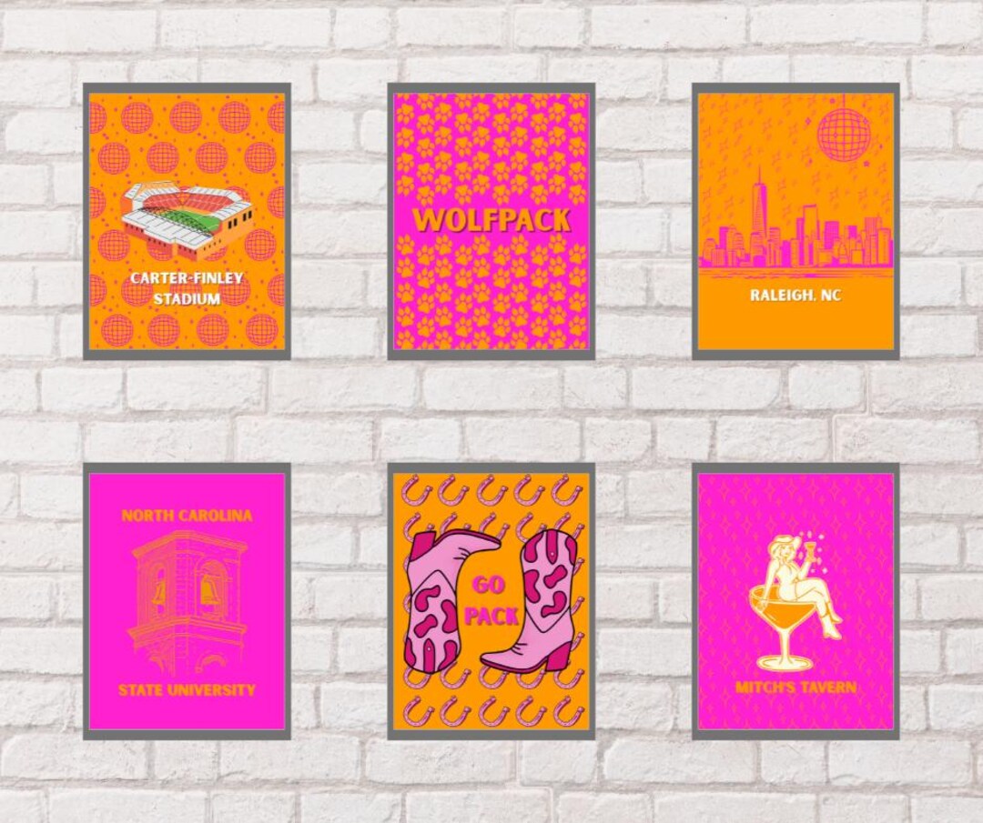 Custom College University Prints- Digital Posters for Dorm or Apartment ...