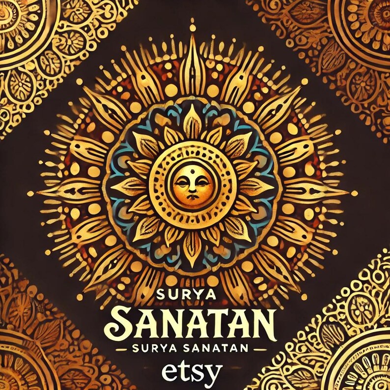Sanatan Dharma History Good Luck Charm Divine Art Surya Paintings ...