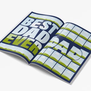 Father’s Day Memory Book Template | Custom Editable Canva Keepsake ...