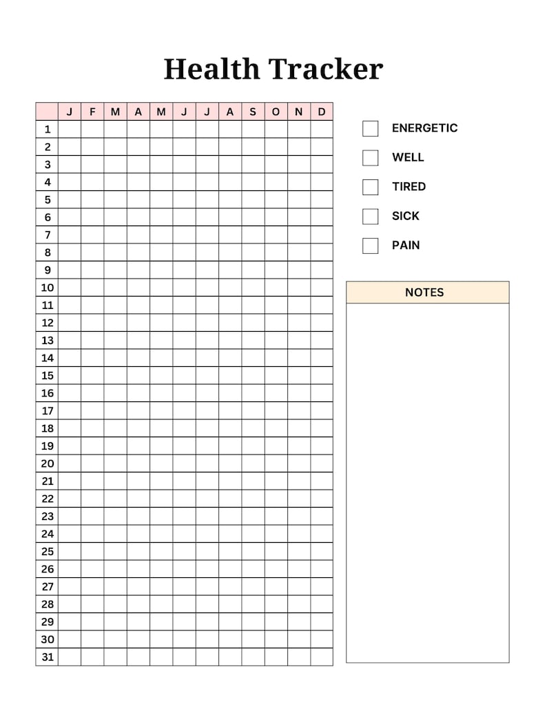 Medical & Health Planner Printable | Editable Canva Medical Binder ...