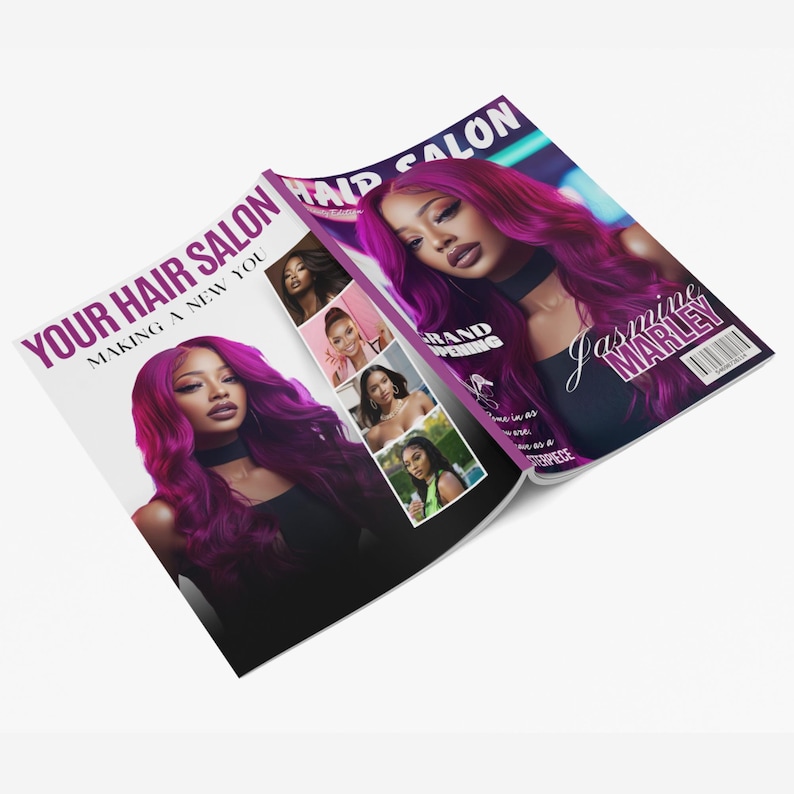 Editable Hair Salon Booklet Template: Canva Client Guide (8-page) - Etsy