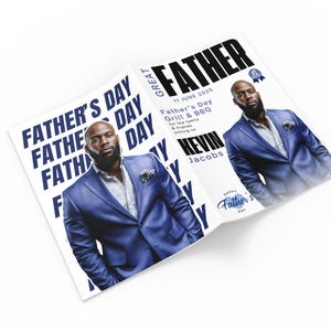 Father’s Day Memory Book Template | Custom Editable Canva Keepsake ...