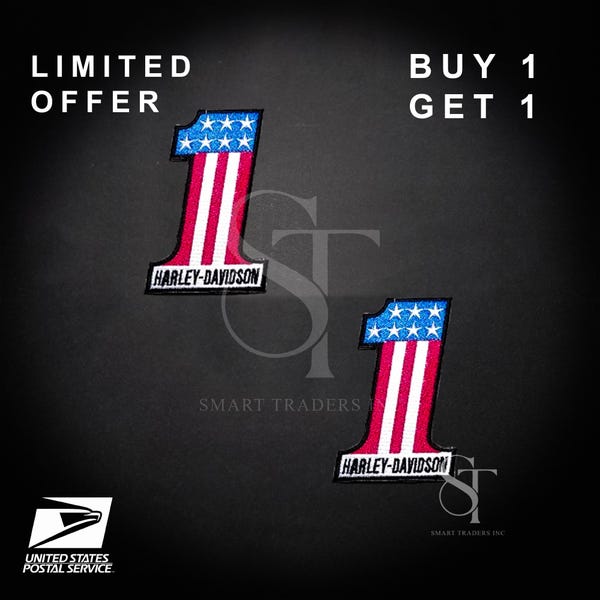 Harley Davidson Number 1 Decal - Etsy