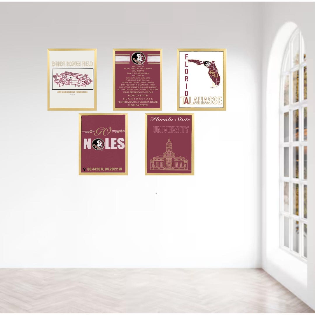 Florida State University Posters - Etsy