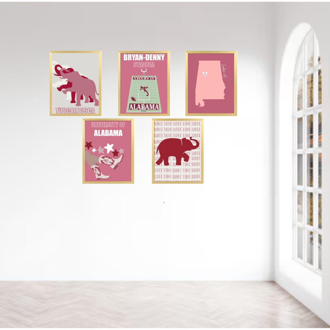 University of Alabama Posters - Etsy