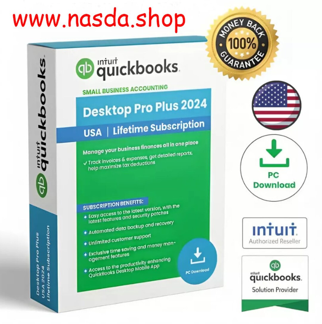 Quickbooks_desktop_pro_plus_2024 Windows Lifetime Subscription USA ...