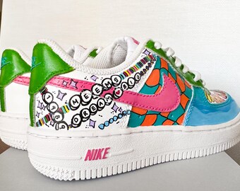 Comic Style Nike AF1 - Custom Cartoon Sneakers, Custom Colorways ...