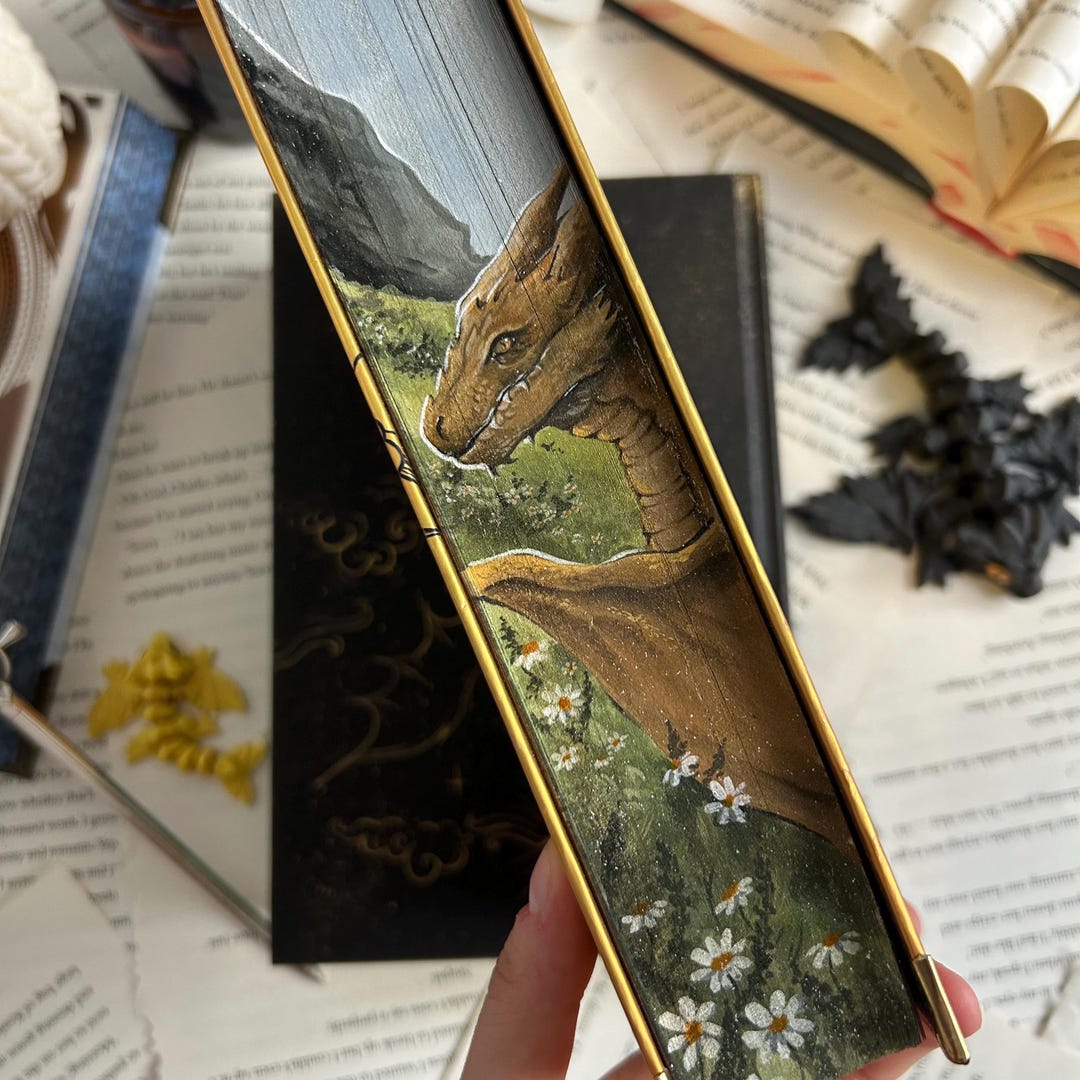 Custom Hand-painted Fourth Wing Book Hardcover - Etsy