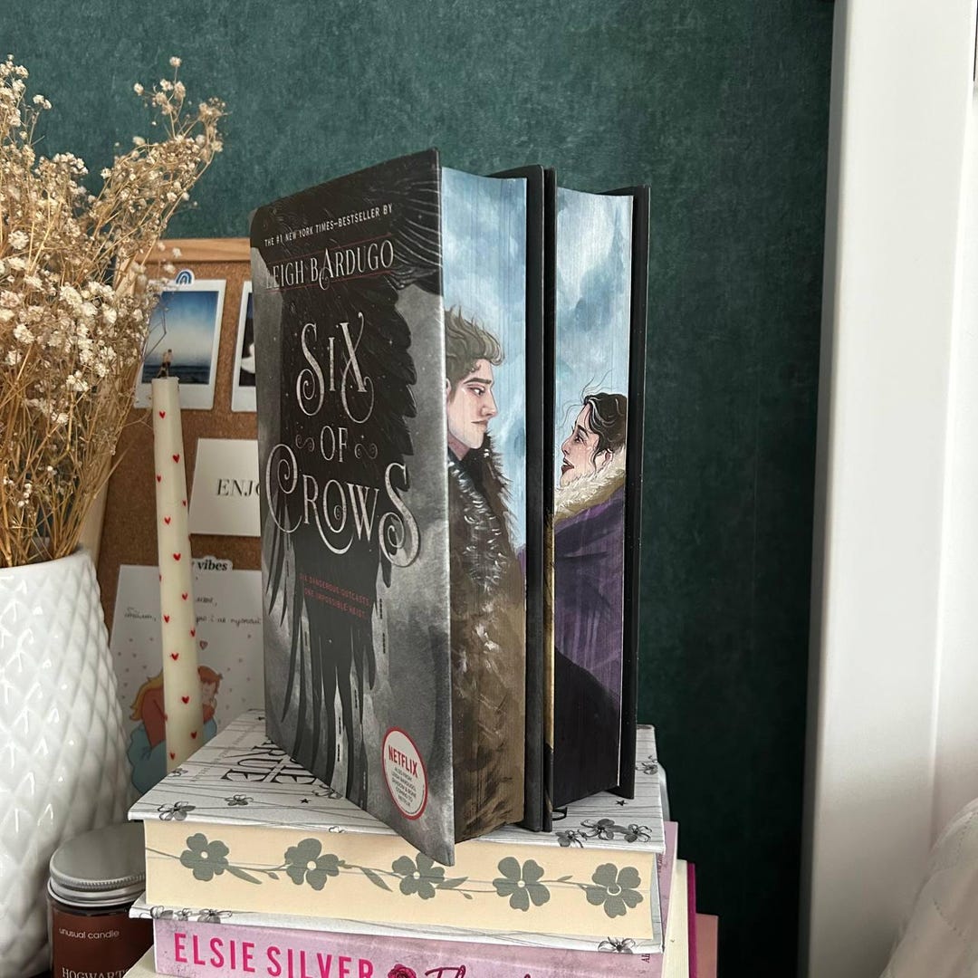 Six of Crows Hardcover Duology | Leigh Bardugo Fore Edge Painting ...