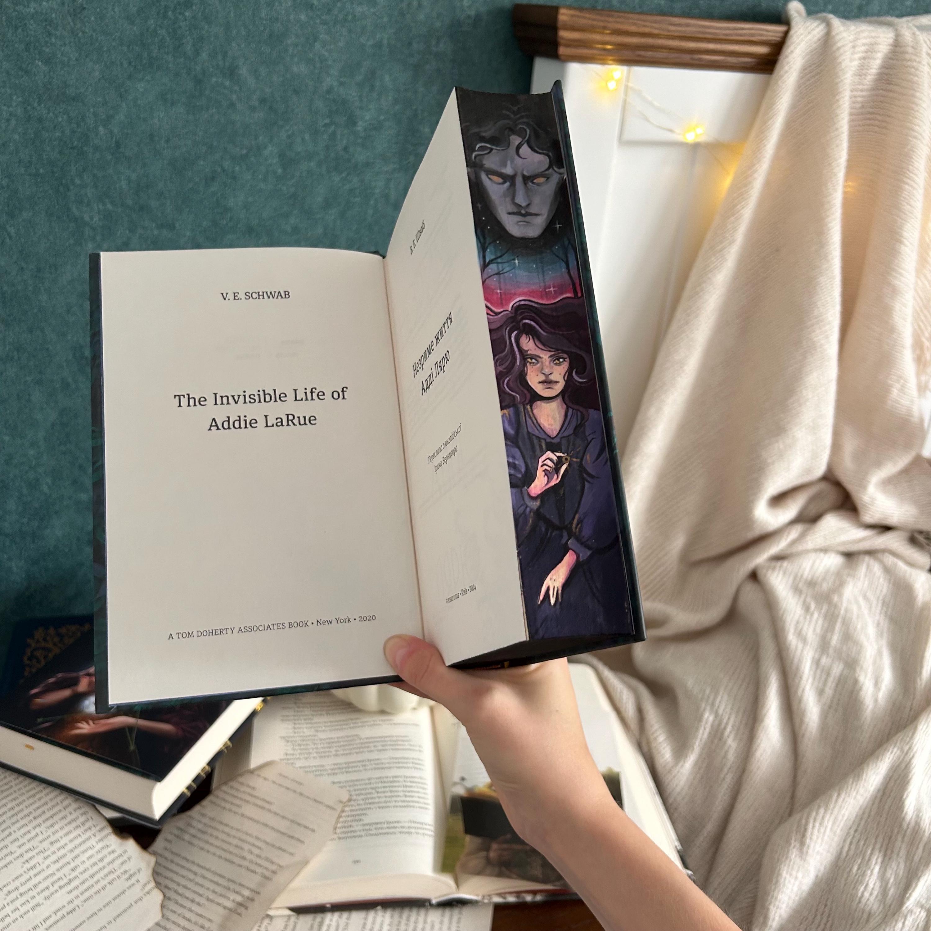 The Invisible Life of Addie Larue • Hand-painted Watercolor Book Edges ...