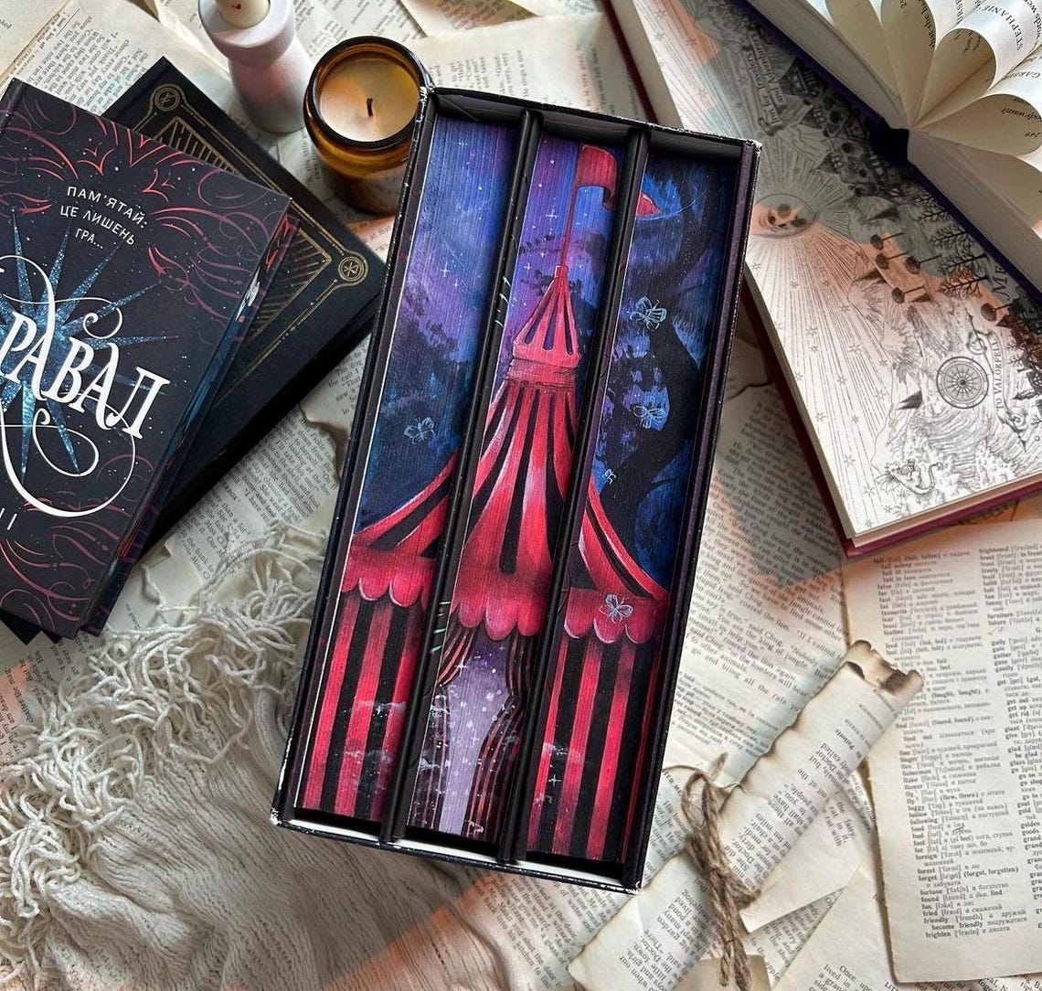 Custom Caraval Trilogy Set With Hand-painted Edges - Etsy