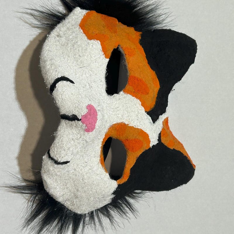 Calico Cat Therian Mask - Etsy