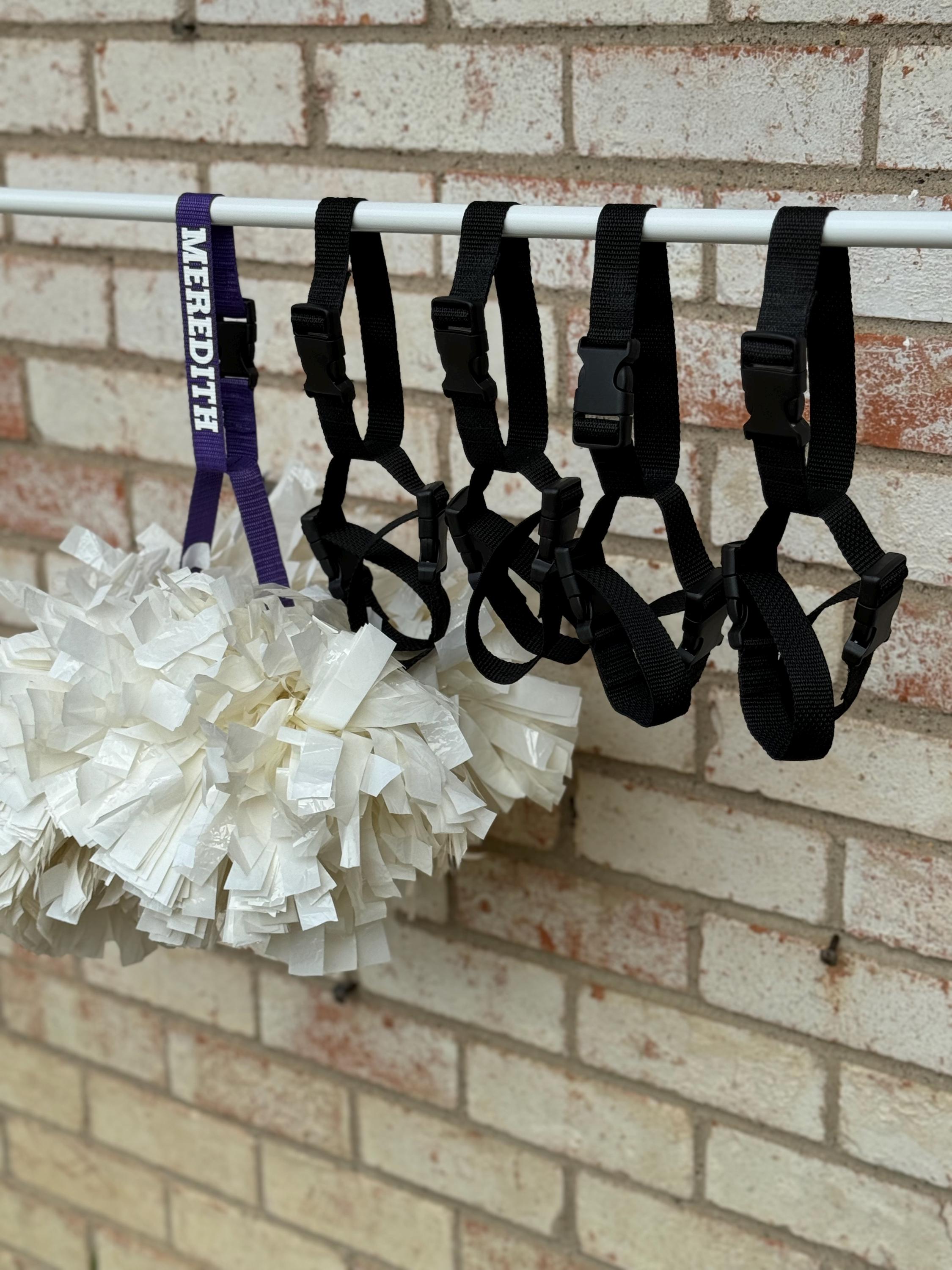 Pom Caddy - Cheerleader Dancer Twirler Drill Team Pom Pom Holder ...