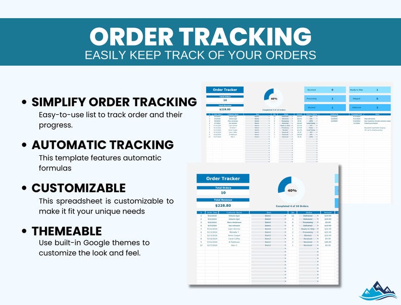 Order Tracker Spreadsheet Template Google Sheets | Shipping Tracker ...