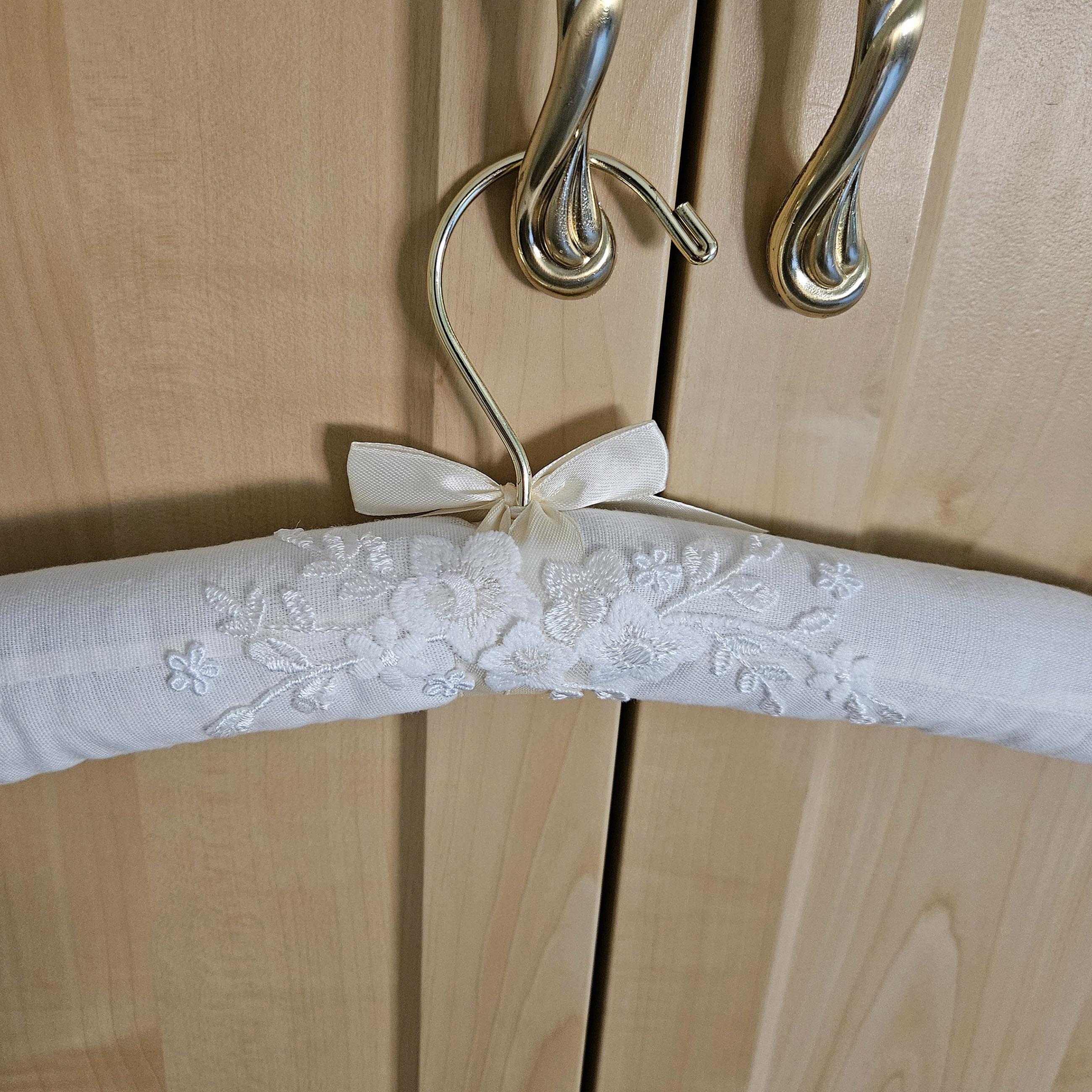 Wedding Dress Hanger: Padded Bridal Gown Keepsake, Wedding Gown Hanger ...