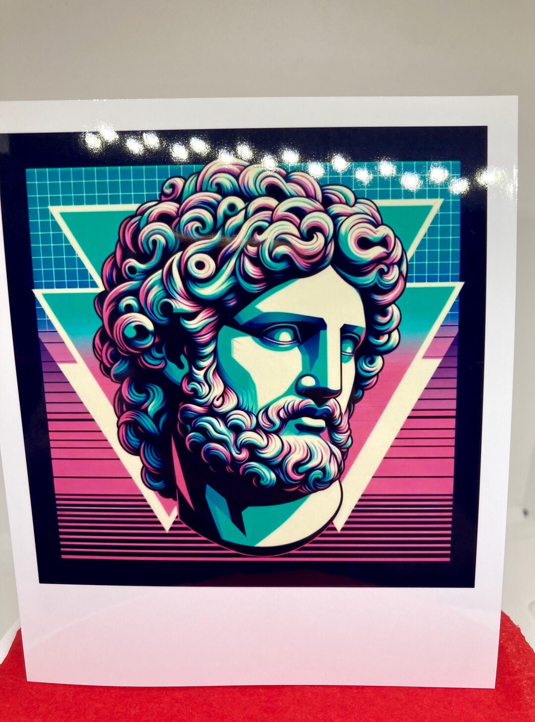 VAPORWAVE Icon.vaporwave Synthwave Polaroid.retrowave Bathroom Art ...