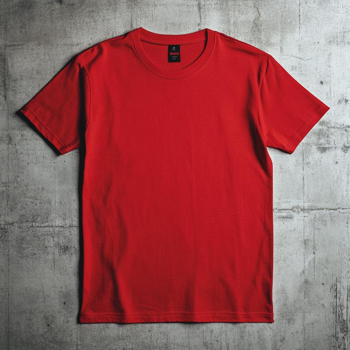 Red T Shirt Mockup, Clothing Mockup, Digital Mockup, Designable Mockup ...
