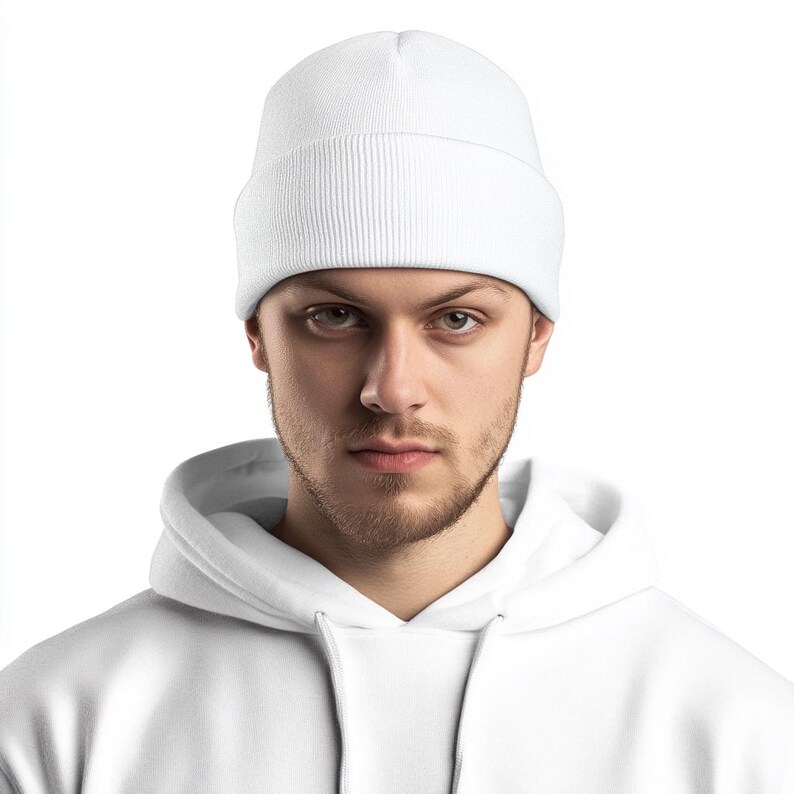 White Beanie Mockup, Beanie Mockup, PNG Mockup, PNG Image Download. - Etsy