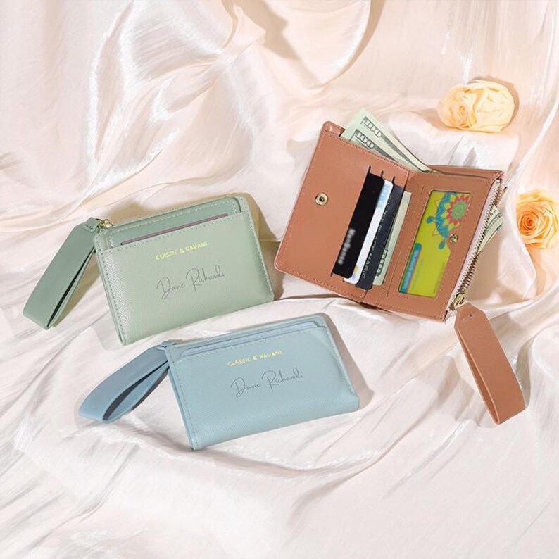 Personalized Womens Leather Wallet, Custom Women's Wallet With ...