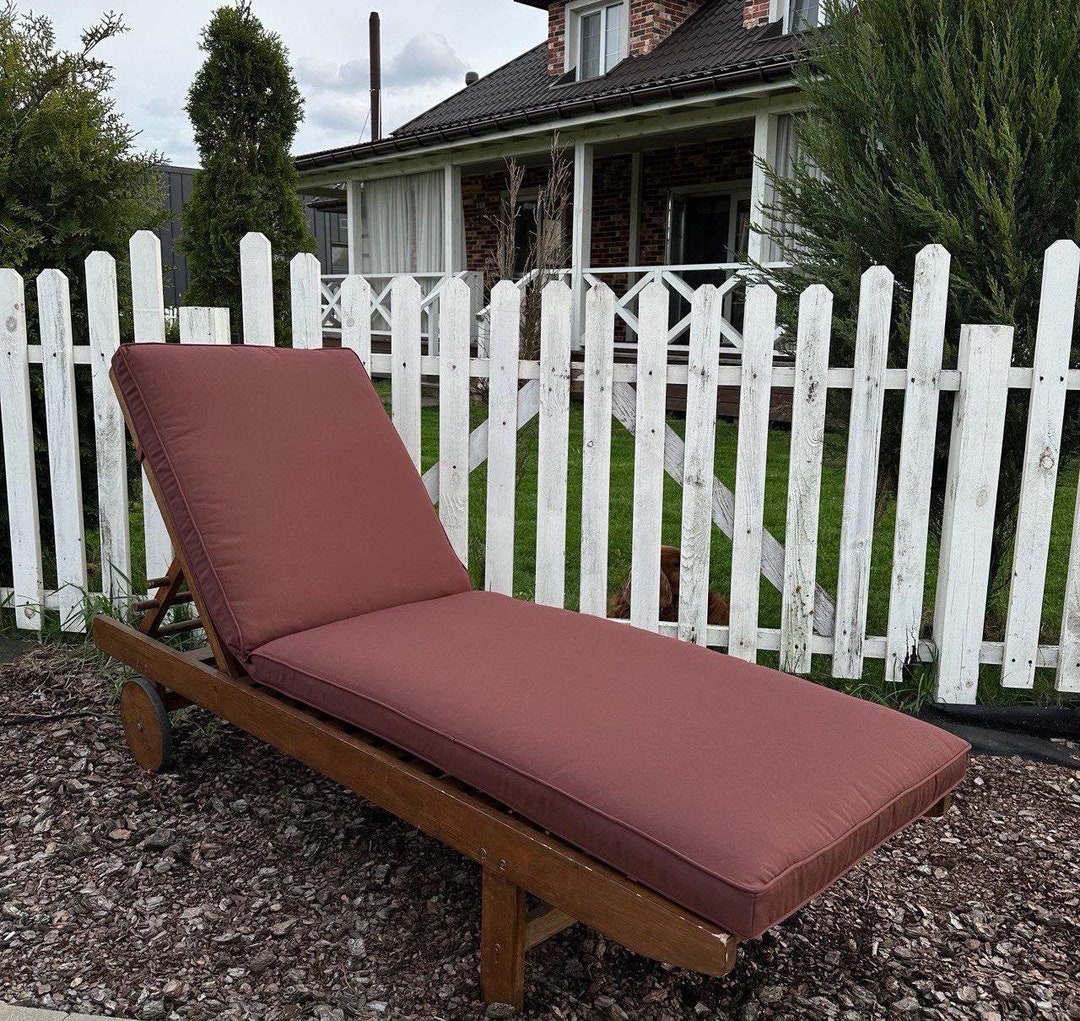 Waterproof Chaise Lounge Cushion, Spa Lounger Cushion, Cushion for ...