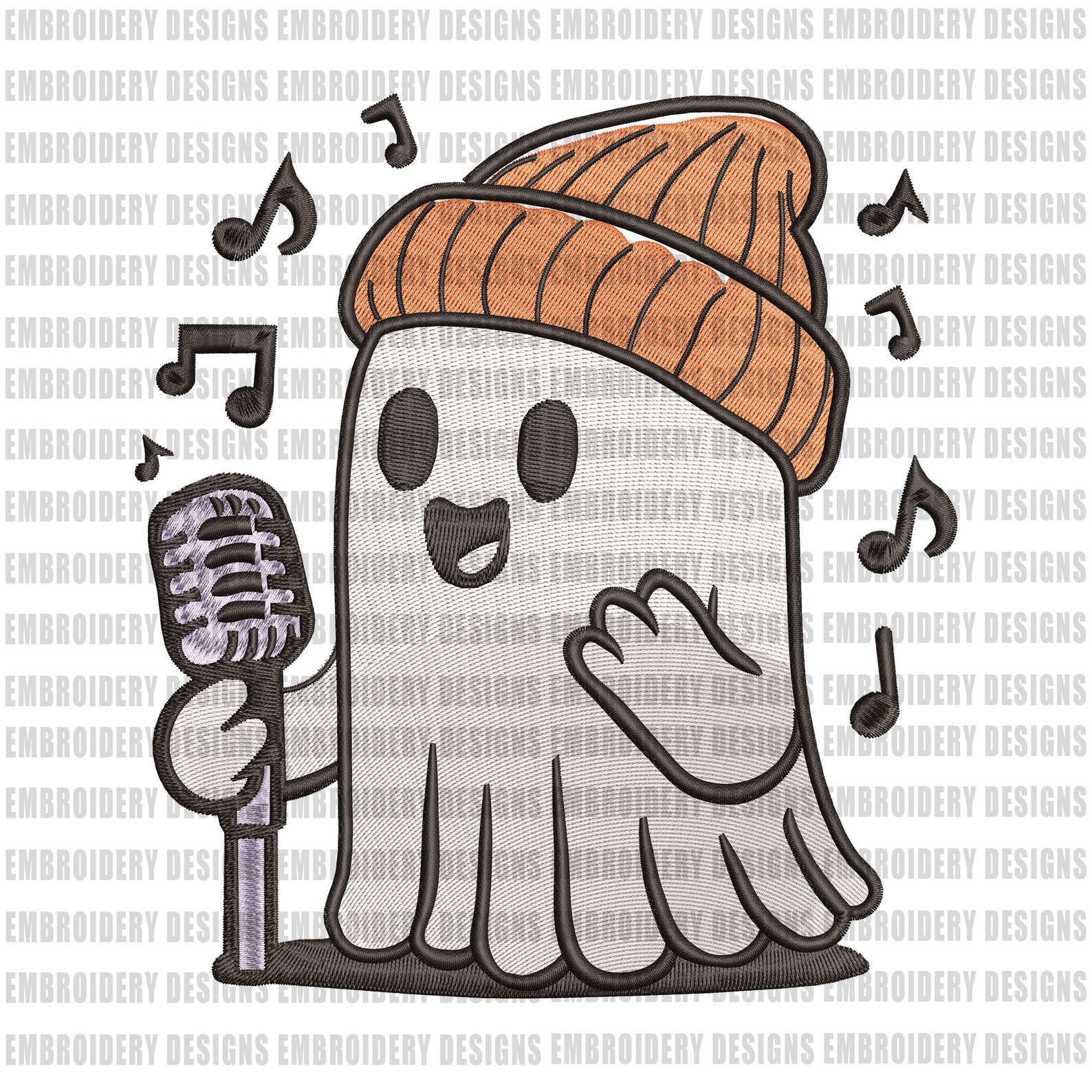 Cute Ghost Embroidery Designs, Halloween Machine Embroidery Design ...