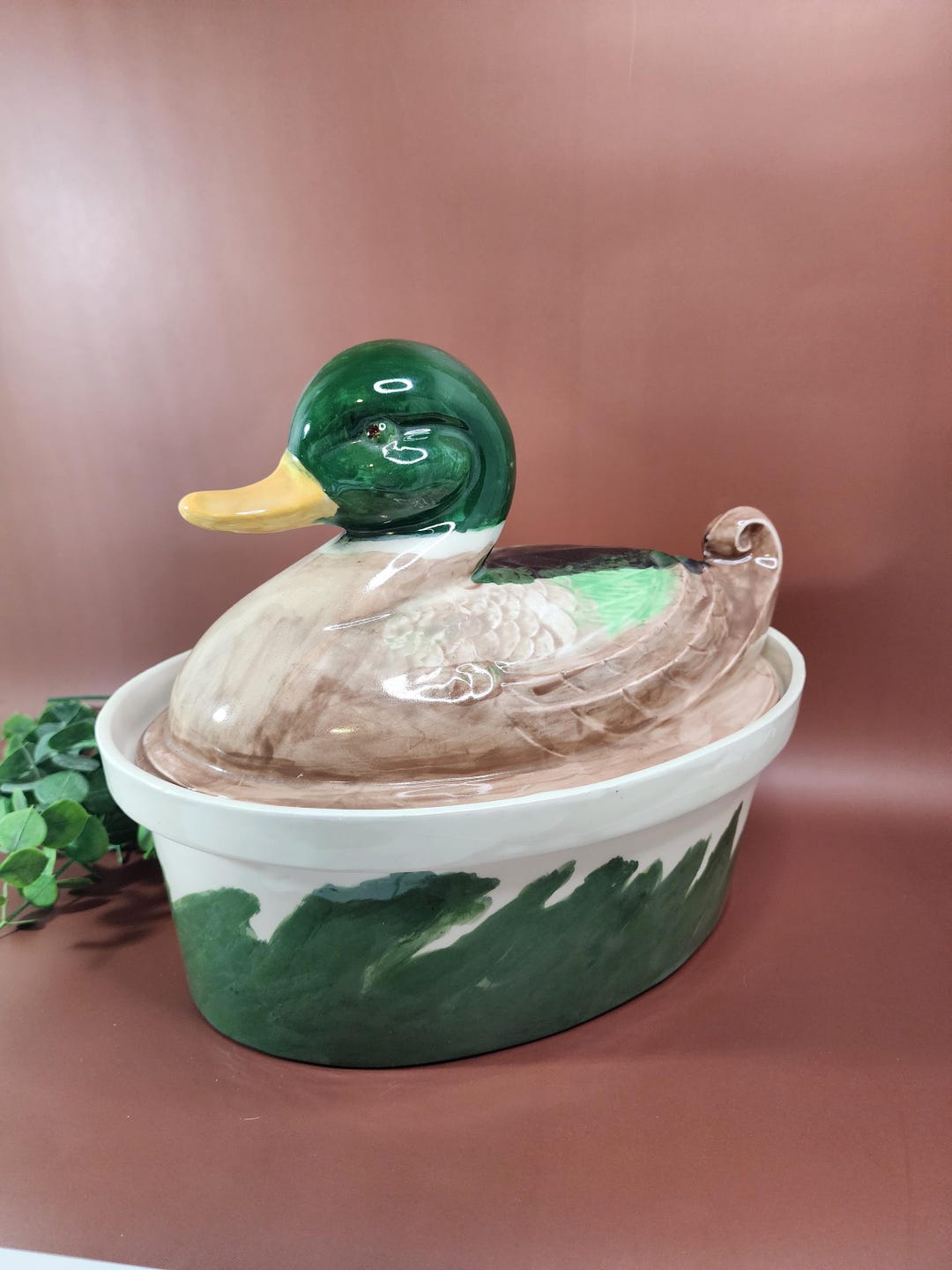 Vintage Duck Soup Tureen 70's - Etsy