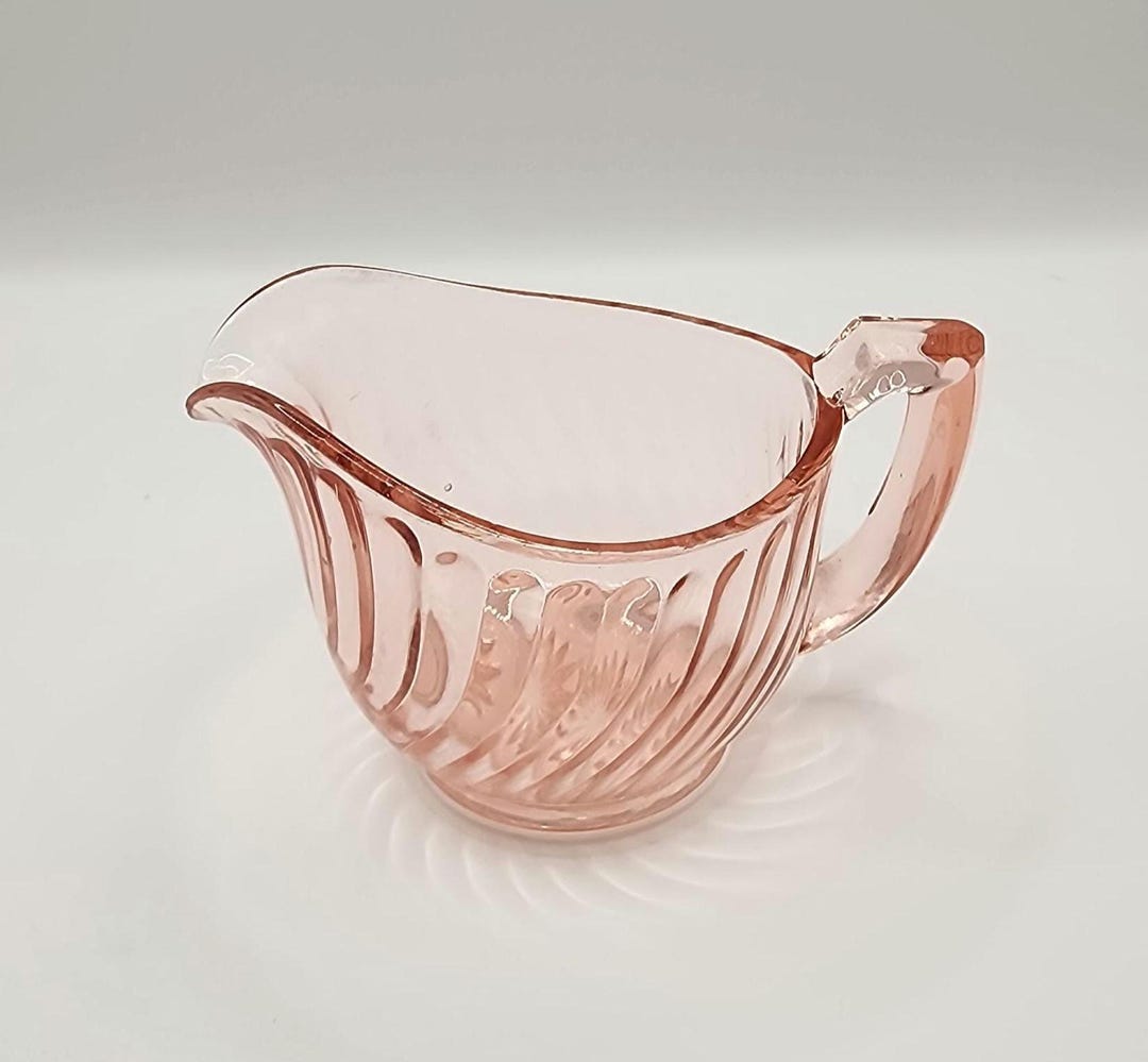 Pink Intoxication Depression Glass Creamer Cup. - Etsy