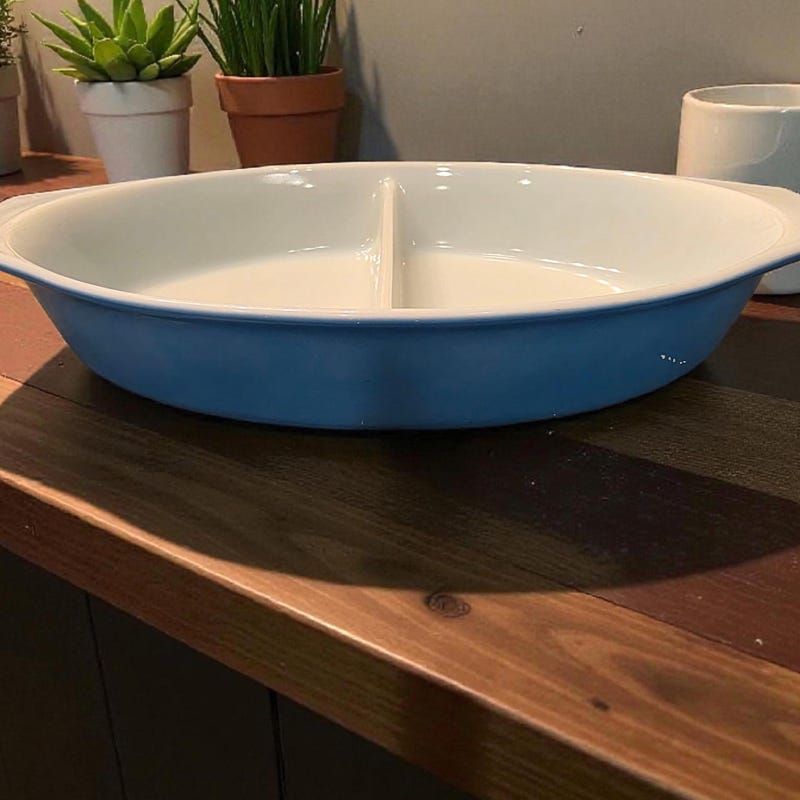 Vintage Divided Dish Pyrex - Etsy