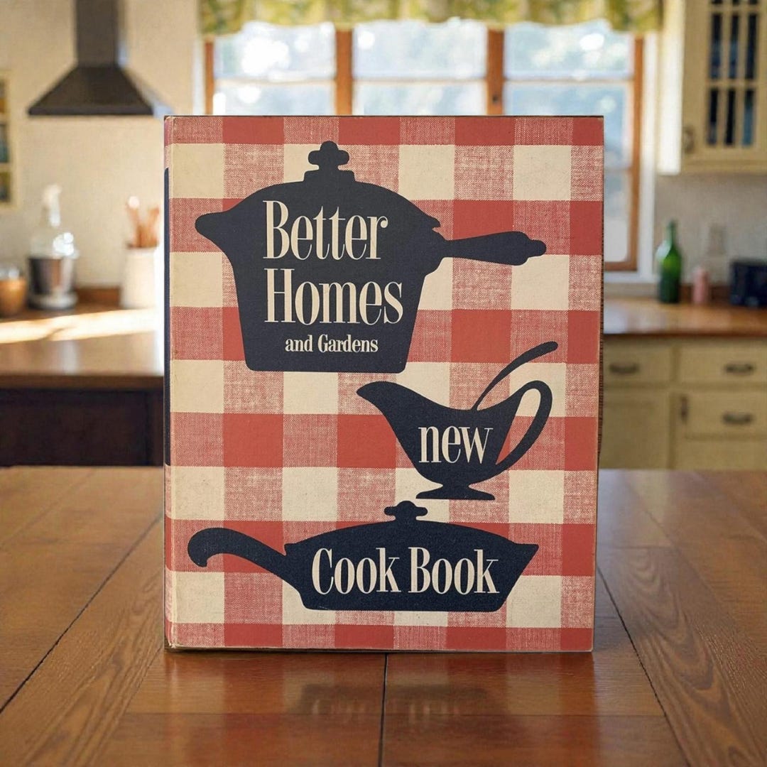 Vintage 50s/60s Better Homes & Gardens Cook Book - the First Page is ...