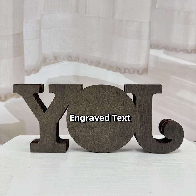 3D Carved Wooden JOY Letter Ornaments,wooden JOY Sign Lamp,halloween ...