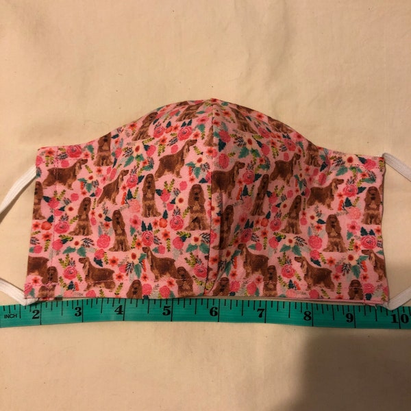 Cocker Spaniel Face Mask - Etsy