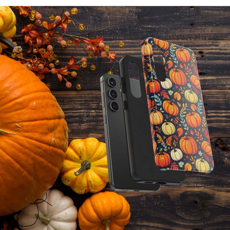Cottagecore Fall Pumpkin Tough Phone Case, Autumn Aesthetic Phone Cover, Harvest iPhone Case ...