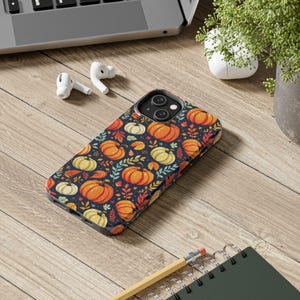 Cottagecore Fall Pumpkin Tough Phone Case, Autumn Aesthetic Phone Cover, Harvest iPhone Case ...