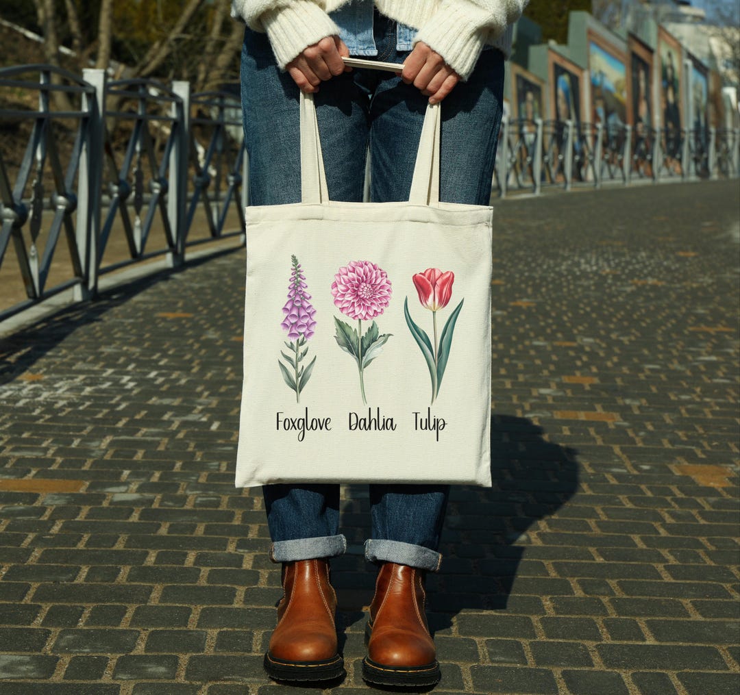 Subtle FDT Boho Floral Tote,anti Trump Canvas Bag, F*ck Trump Reusable ...