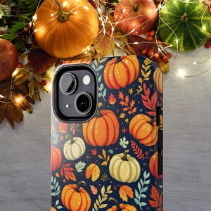 Cottagecore Fall Pumpkin Tough Phone Case, Autumn Aesthetic Phone Cover, Harvest iPhone Case ...