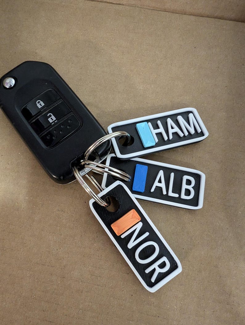 Lando Norris F1 Driver Keychain. Formula One Driver Keychain for Car ...