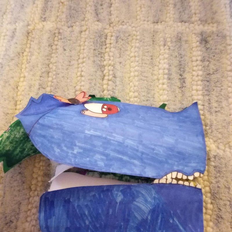 Dragon Puppet Paper - Etsy