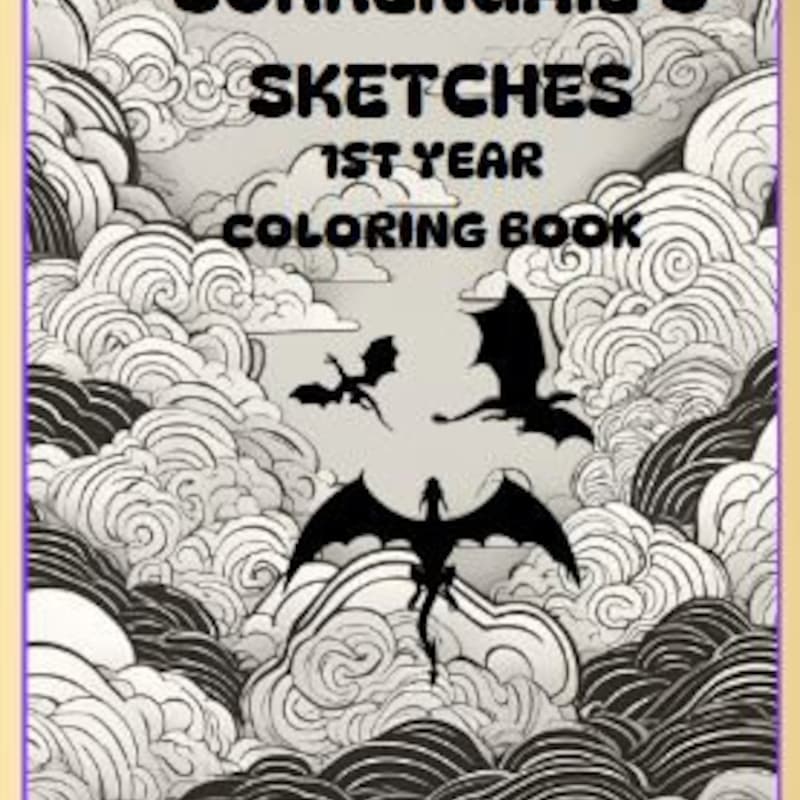 Fourth Wing Coloring Pages - Etsy