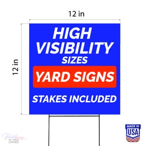 Window Tinting Yard Signs 10 Pack Custom Personalizable PHONE or EMAIL ...