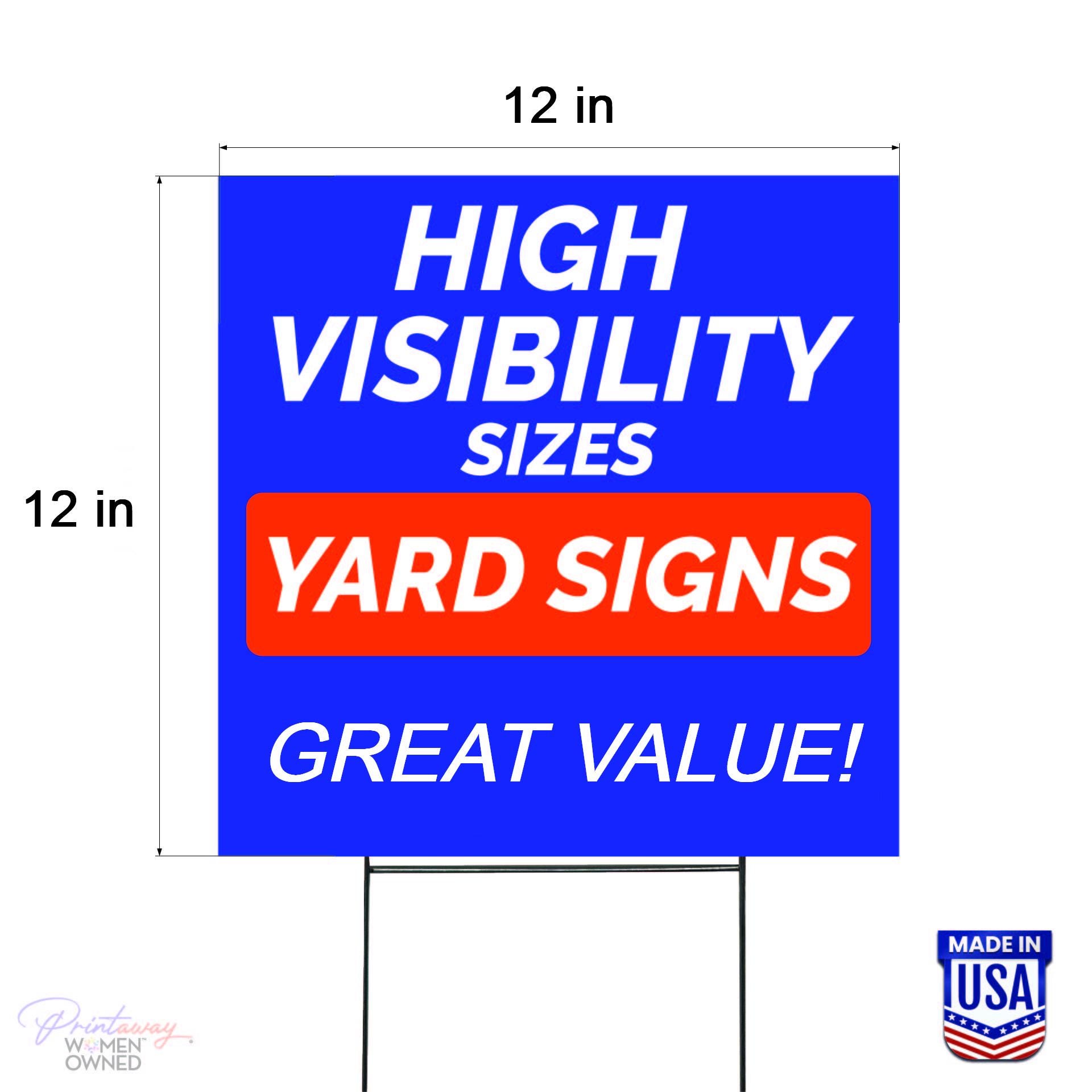 Pavers & Bricks - Yard Signs - 10 Pack Custom Personalize PHONE or ...