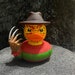 Horror-themed Rubber Duck With Creepy Puppet Design Halloween Decor ...