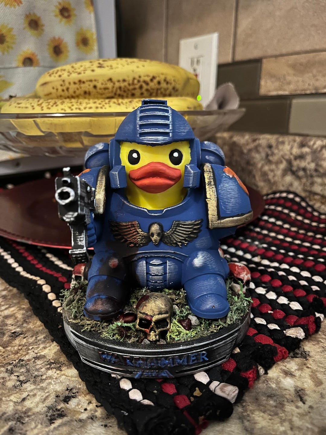 Warhammer 3D Printed Duck Unique Tabletop Gamer Collectible, War-themed ...