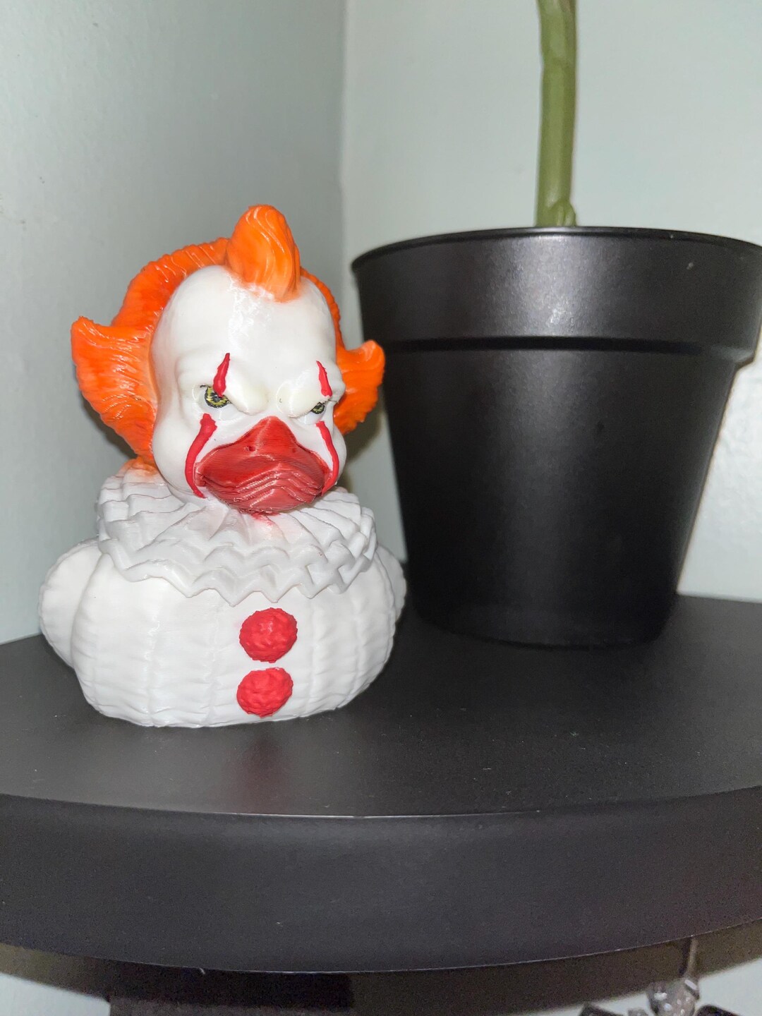 Hand Painted 3D Printed Rubber Duck Spooky Halloween Collectible ...