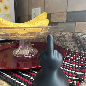 Hand-painted Middle Finger Rubber Duck - Funny and Bold 3D Printed ...