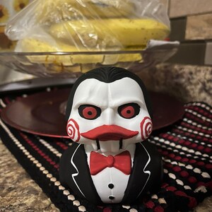 Horror-themed Rubber Duck With Creepy Puppet Design - Halloween Decor ...